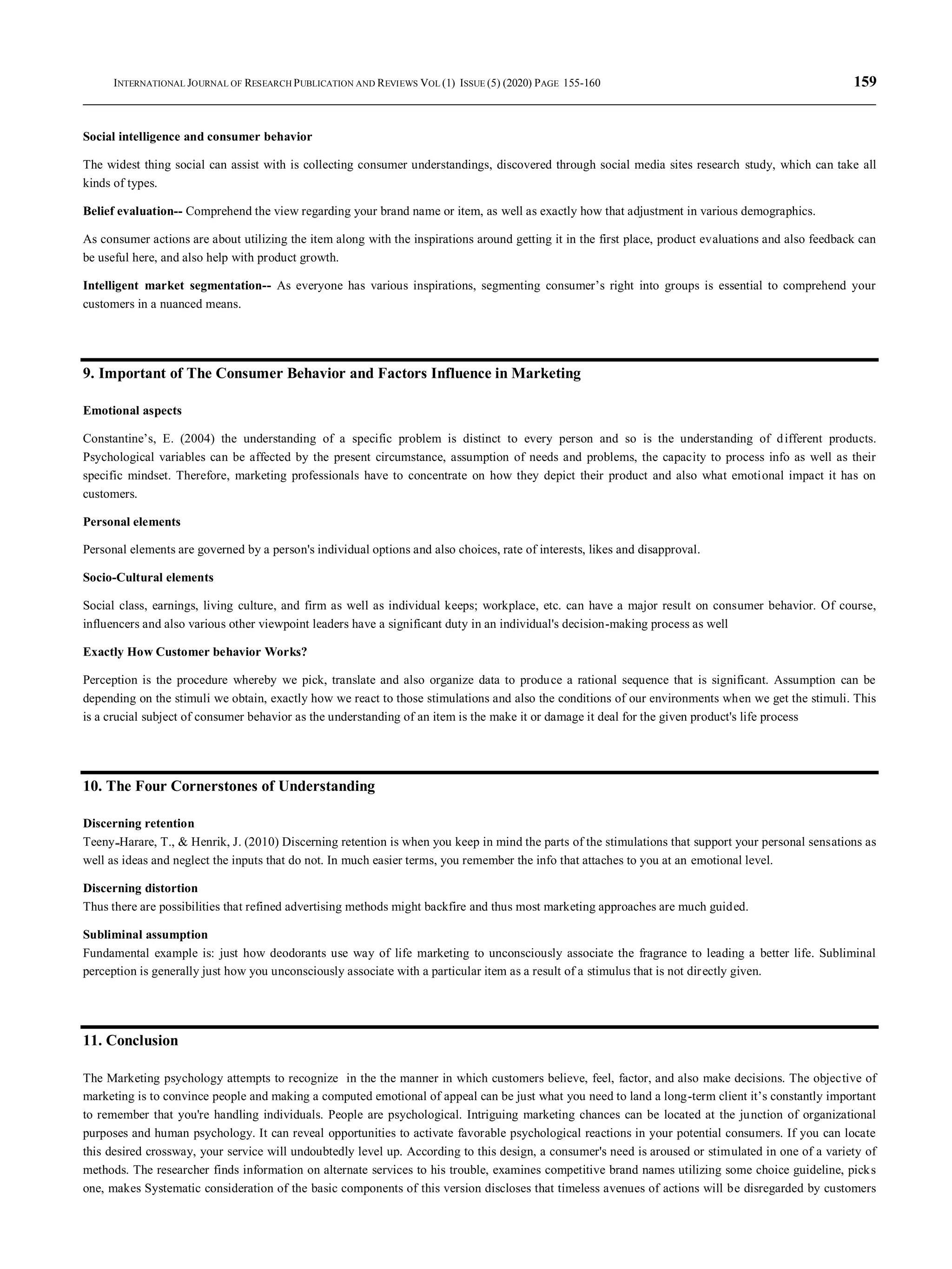 5 consumer behaviour research paper hari masterpiece | PDF