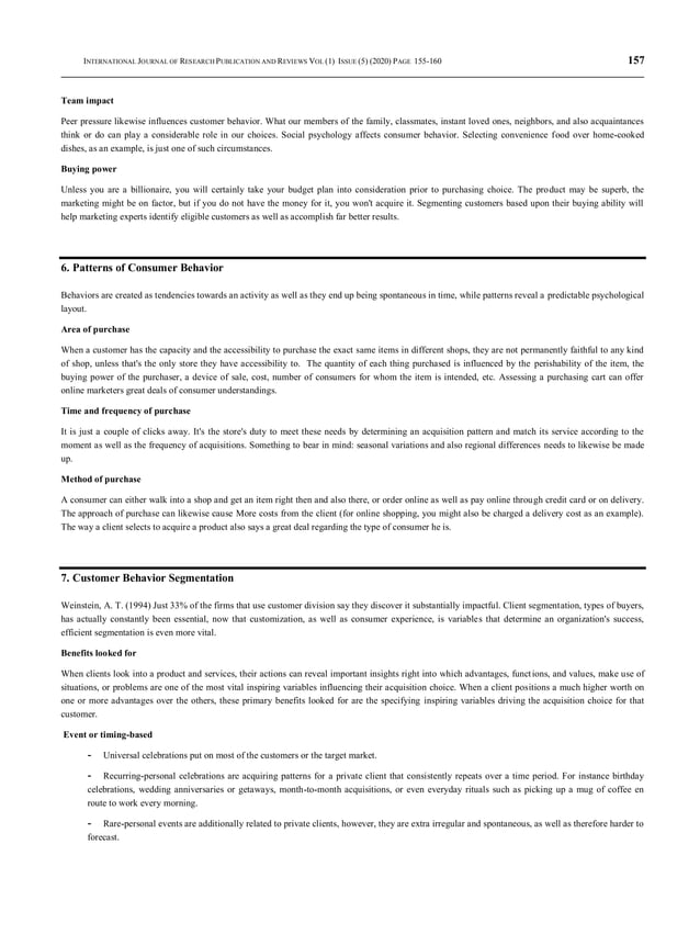 5 consumer behaviour research paper hari masterpiece | PDF