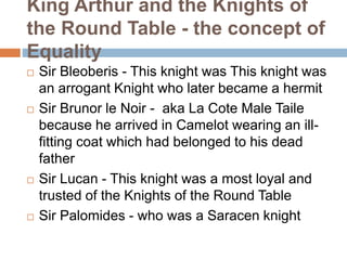 Contribution of Knights in English Literature | PPTX