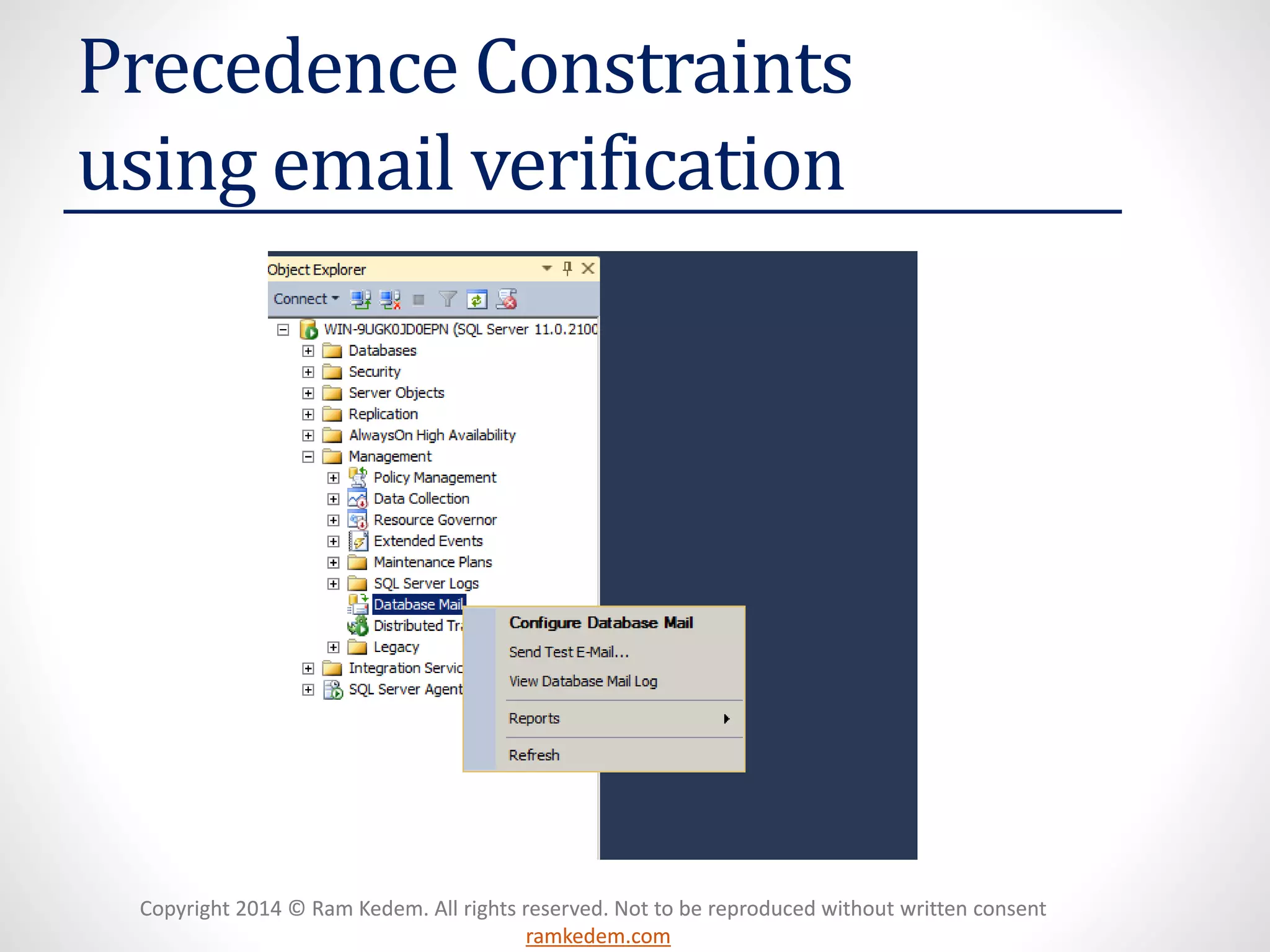 Control Flow Using SSIS | PPT