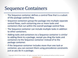 Control Flow Using SSIS | PDF