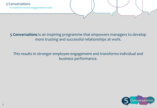 5 Conversations Product Overview Presentation | PPTX