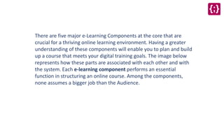 5 Core Components of an e-Learning Platform | PPTX | Web Development | Internet