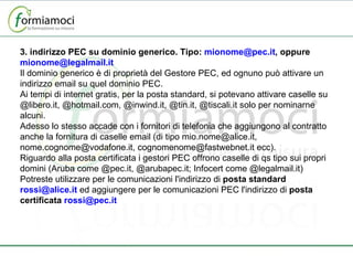 5 corso pec tipi di pec e definizioni | PPT
