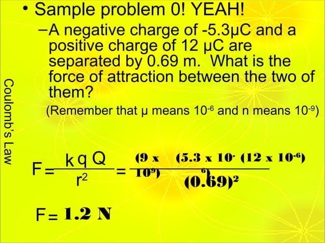 11 Coulomb's Law Notes | PPT