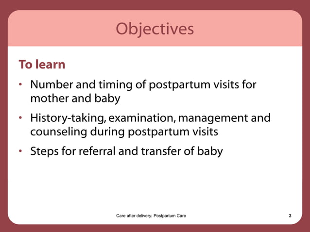 5c_Postpartum-Care.ppt fhtyjhrhrhtjyrjykjut | PPT
