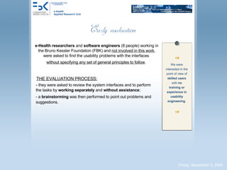 User-centered Design of a PHR: Traditional Web Forms vs. Wizard Forms ...