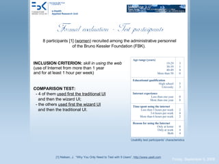 User-centered Design of a PHR: Traditional Web Forms vs. Wizard Forms ...