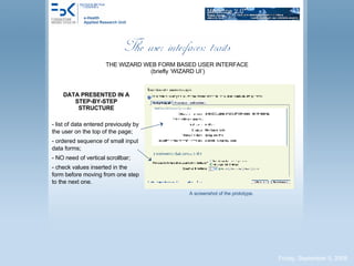 User-centered Design of a PHR: Traditional Web Forms vs. Wizard Forms ...