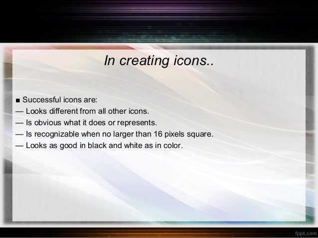 5 creating meaningful graphics, icons and images