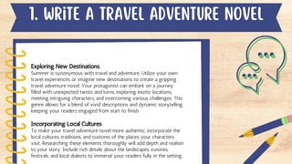 5 Creative Book Writing Ideas for Summer Vacation.pptx