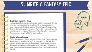 5 Creative Book Writing Ideas for Summer Vacation.pptx