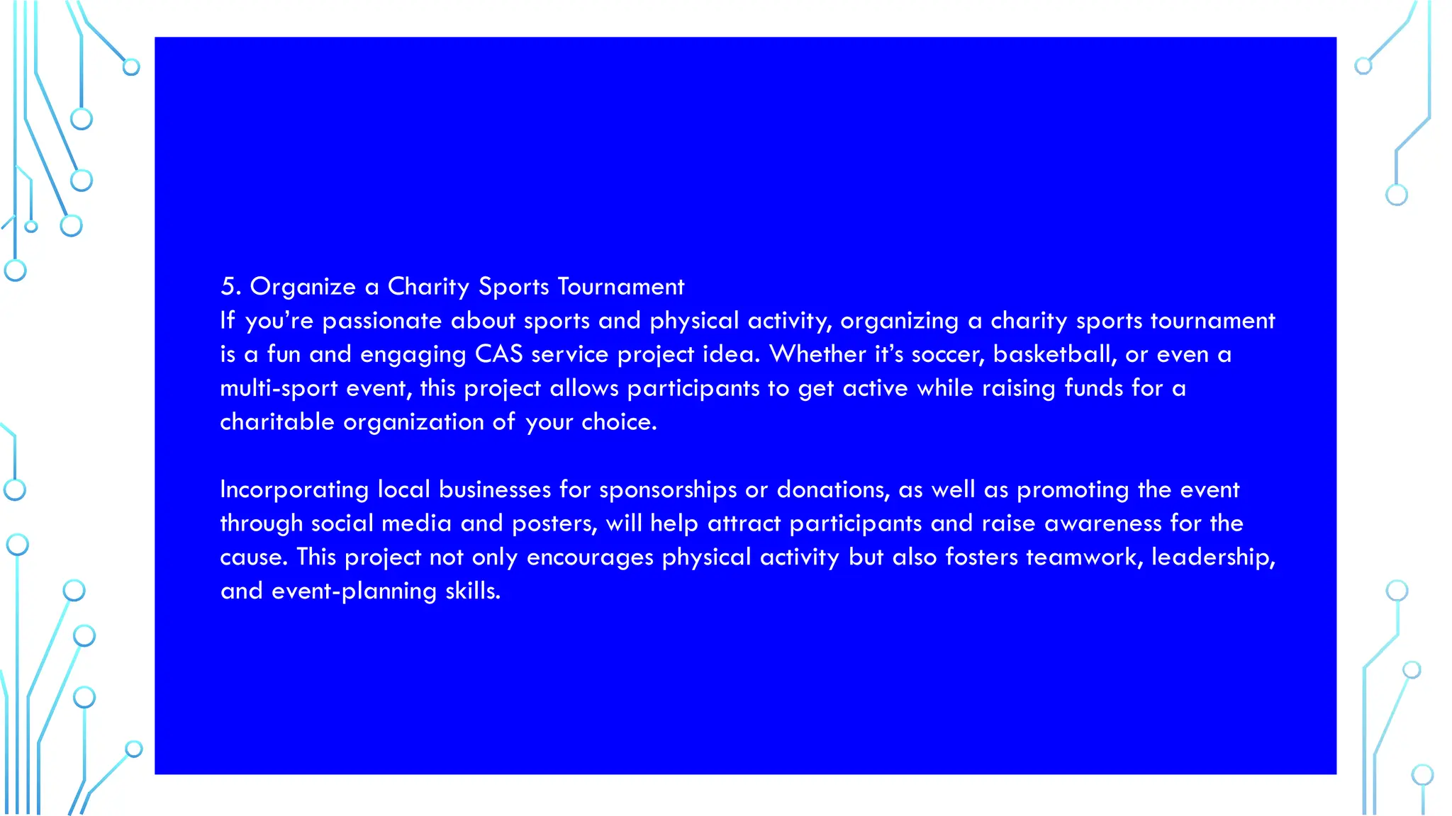 5 Creative CAS Project Ideas for Students.pptx