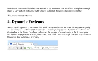5 creative uses of favicons | PPT