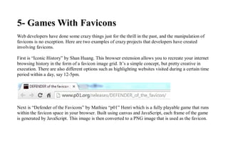 5 creative uses of favicons | PPT