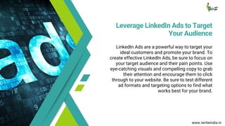 5 Creative Ways to Use LinkedIn for Your Marketing Campaigns | PPT