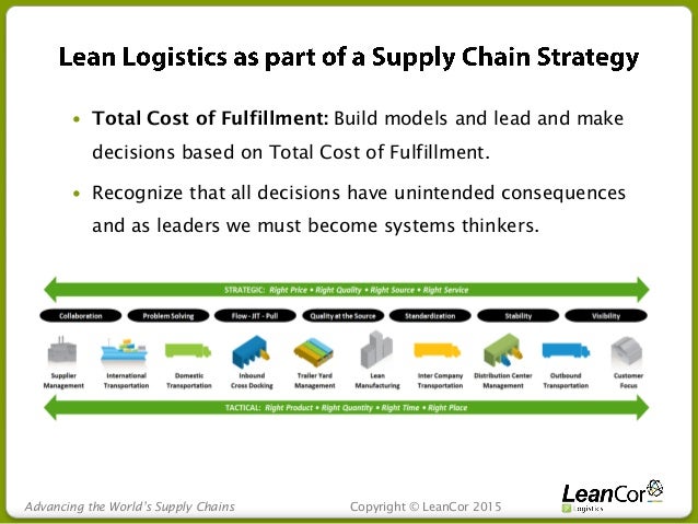 LeanCor Logistics Webinar: 5 Critical Components of a Lean Logistics