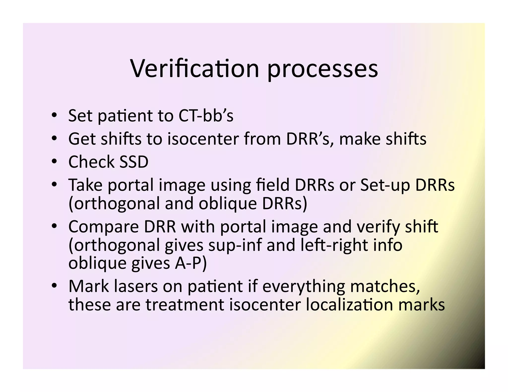 Radiotherapy Treatment Simulation | PPT