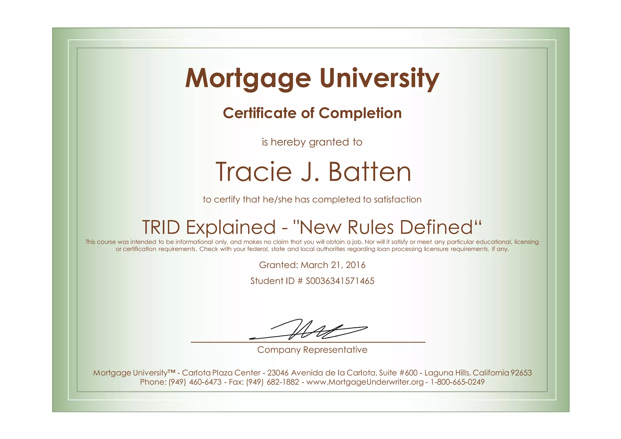10 trid explained certificate_tracie_batten | PDF