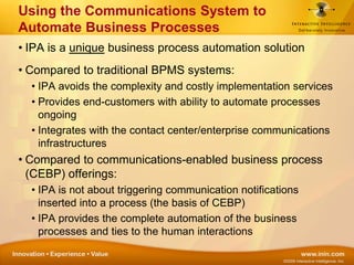 Communications-Based Process Automation (CBPA) | PPT