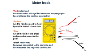 Current and Voltage Measurement - Using a Multimeter | PPTX