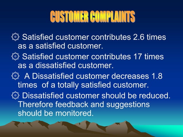 Customer satisfaction | PPT