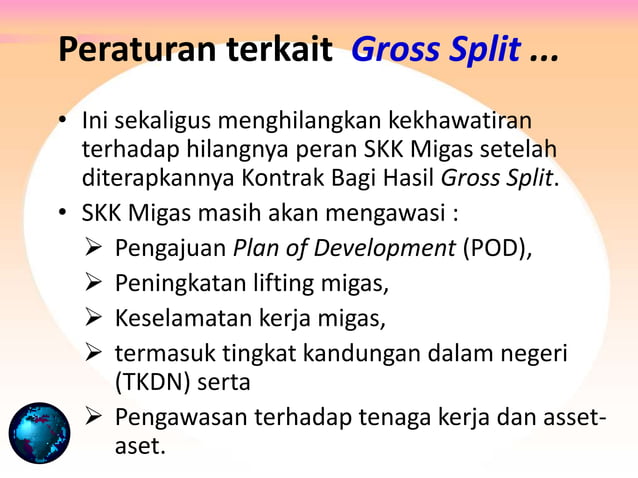 Peran & Perbedaan KKKS Cost Recovery & Gross Split _Training PTK 007 Rev-5/ 2023 (Pengadaan ...