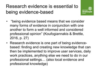 What is research evidence? | PPTX