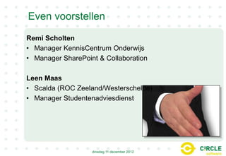 5d. innovatie studentendossiers | PPT