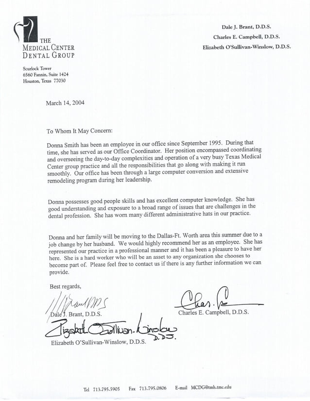 MCDG Recommendation Letter | PDF