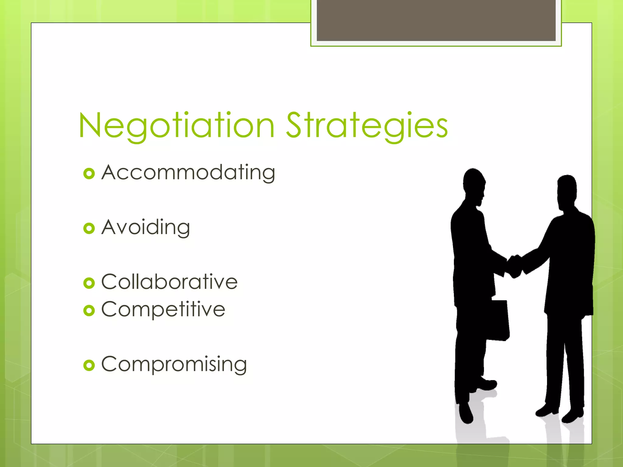 Negotiation Styles | PPTX