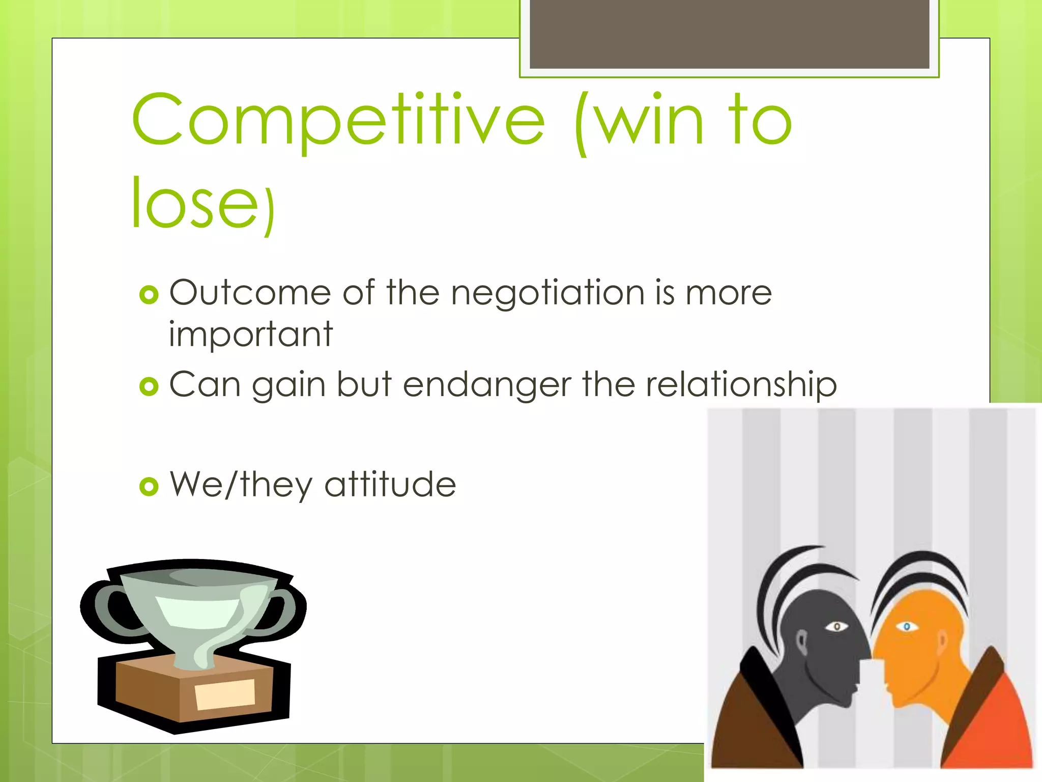 Negotiation Styles | PPTX