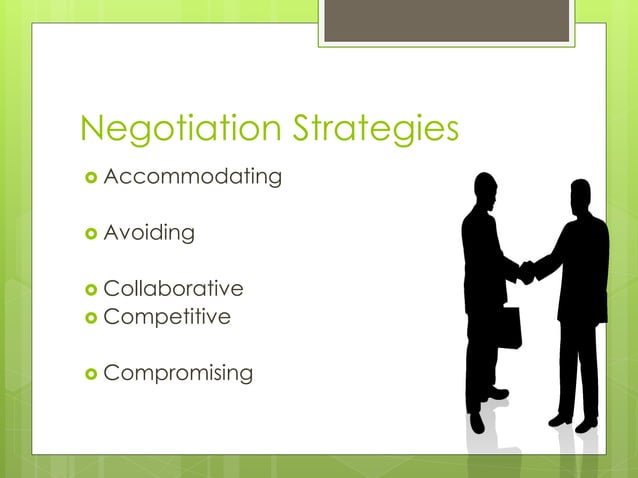 Negotiation Styles | PPTX | Family and Relationships