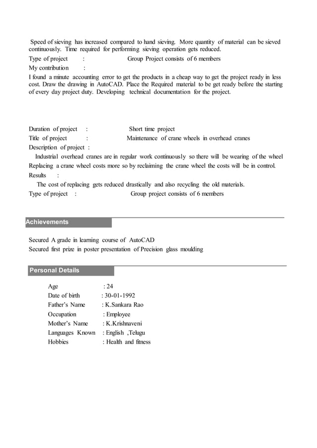 resume 66 | PDF
