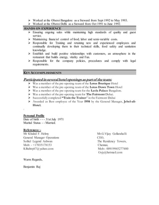 BENJAMIN RESUME | DOCX