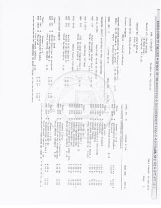 BA Transcript and Degree | PDF