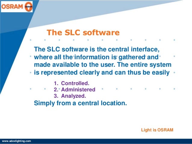 SLC with Street light presentation