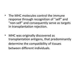 TRANSPLANTATION IMMUNOLOGY | PPT