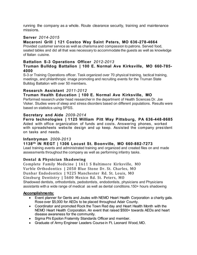 Devon Doll resume new (1) | PDF