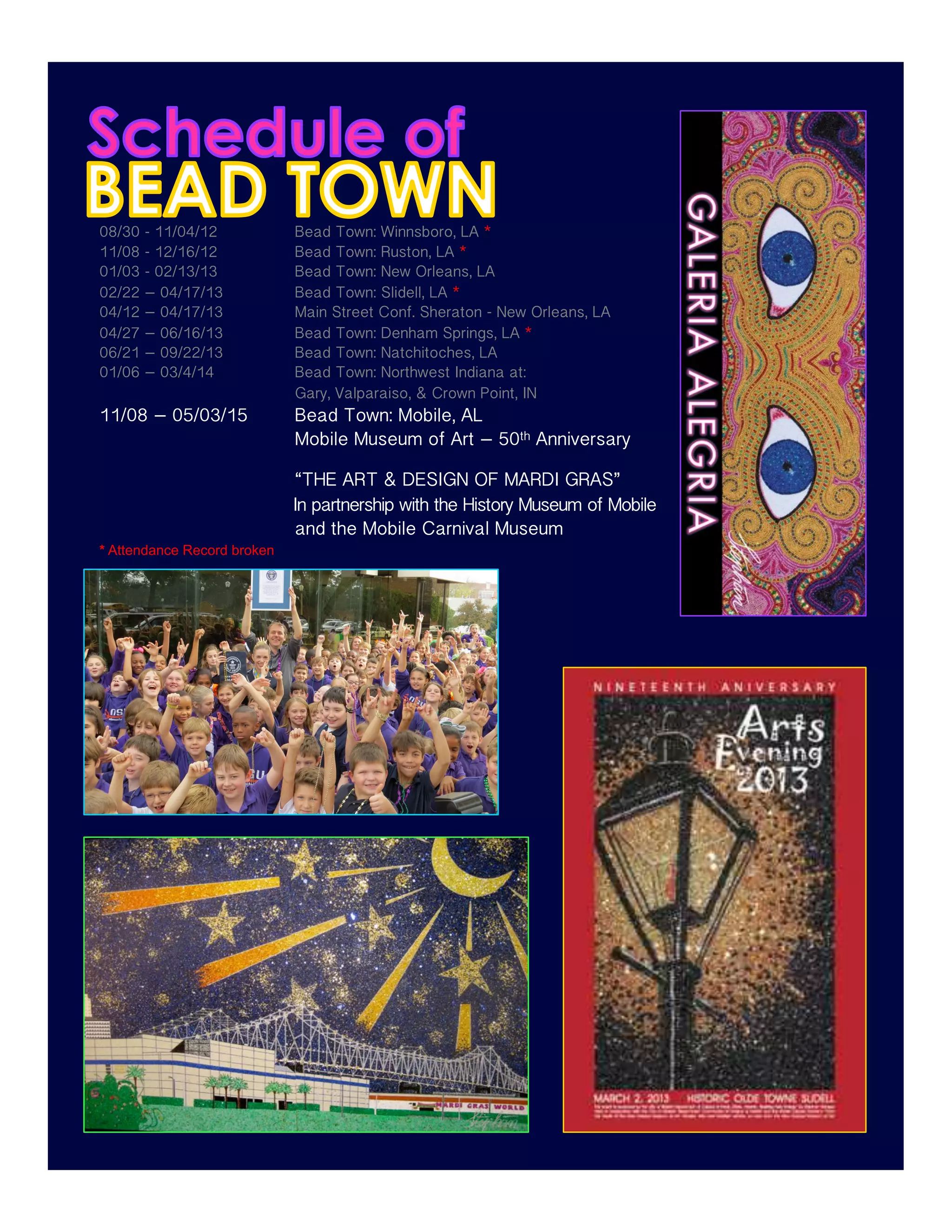 Bead Town Brochure Jan 2015 | PDF | Beadwork | Arts and Crafts