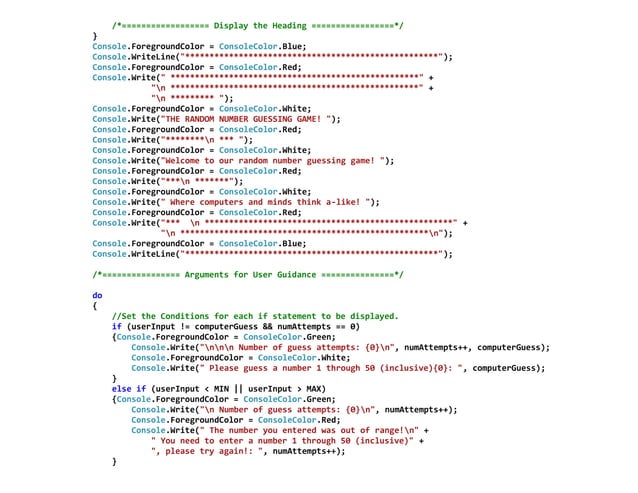 RandomGuessingGame | PPT