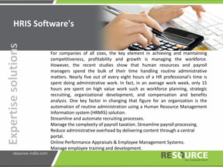 RESOURCE PROFILE | PPT