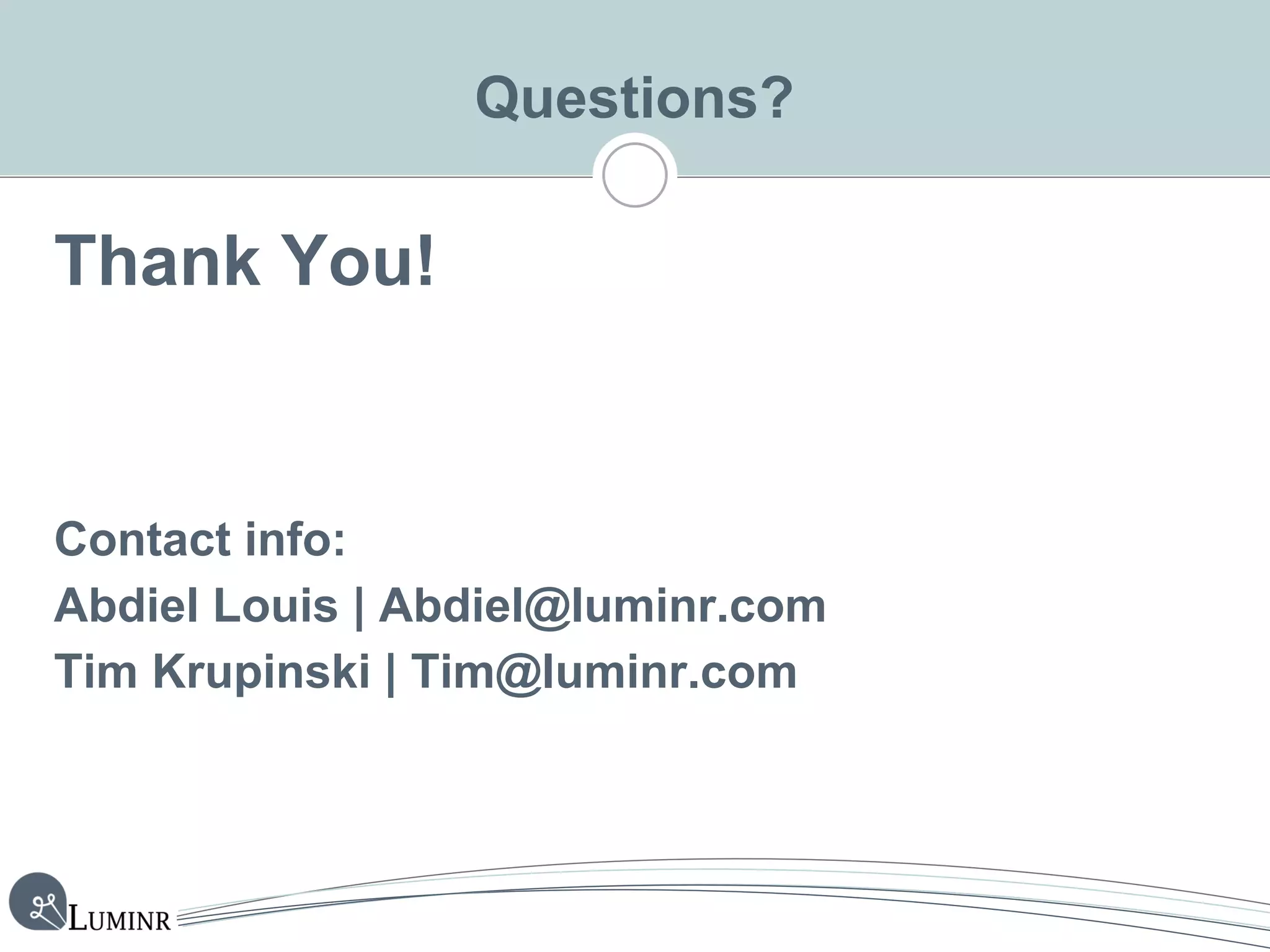 LuminrDRPresentation_AITP_October2014.pptx | Cloud Computing | Internet