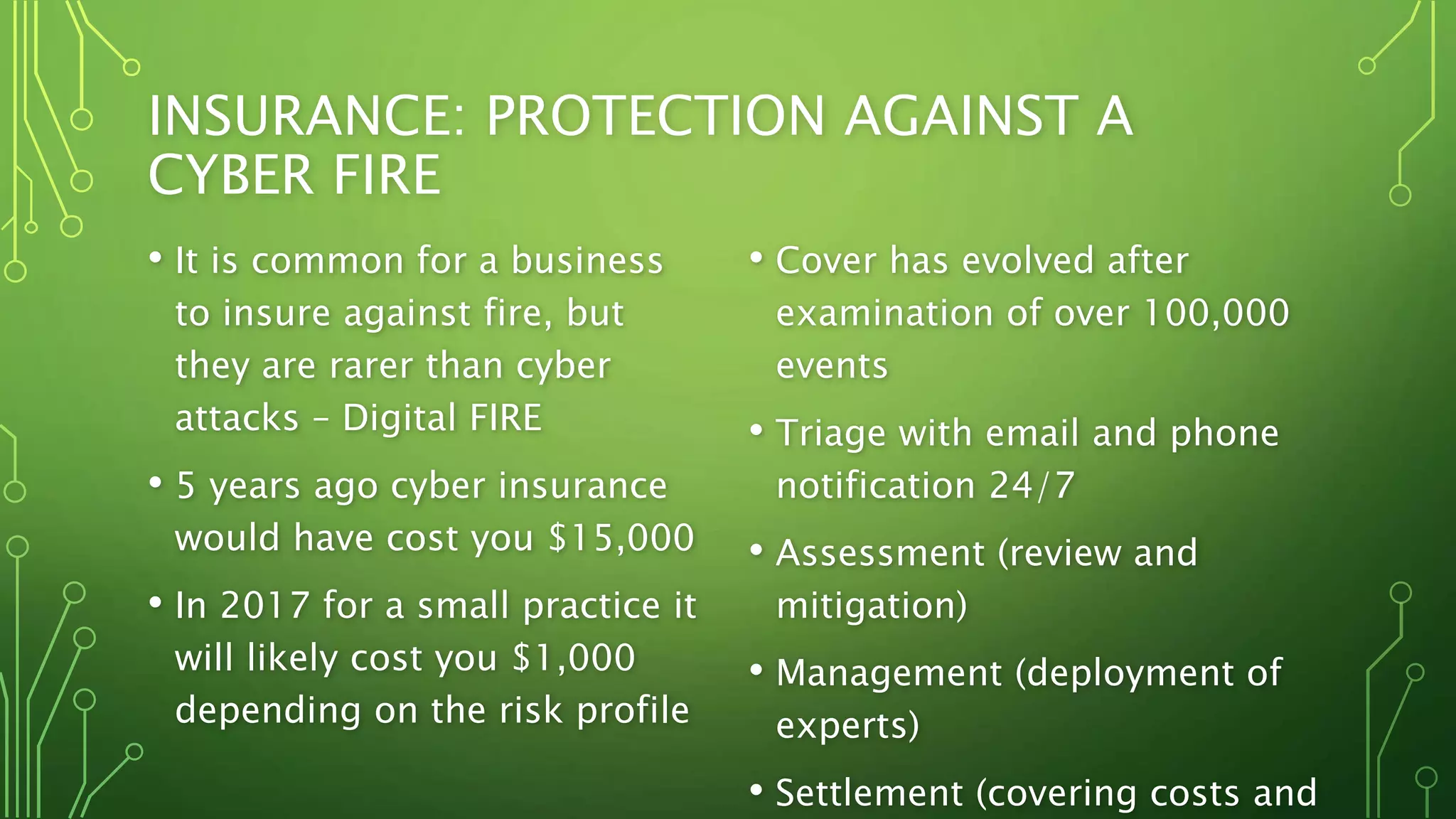 Insurance Cyber Risks Presentation | PPTX