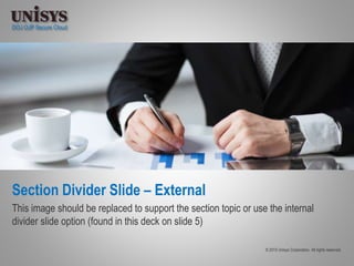 Unisys PowerPoint Templates Redesign | PPTX