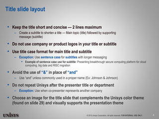 Unisys PowerPoint Templates Redesign | PPTX