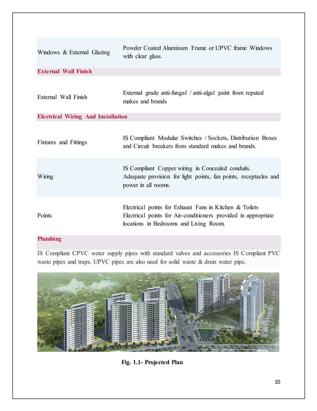 AN INTERNSHIP REPORT ON RESIDENTIAL BUILDING CONSTRUCTION | DOCX