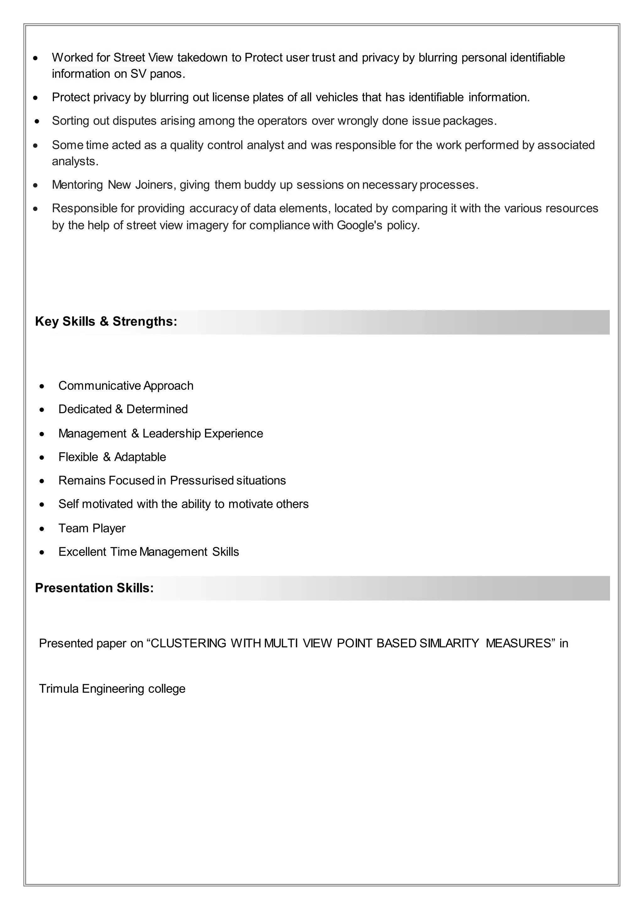 sandhya resume Updated 1 | DOCX | Computer Software and Applications ...