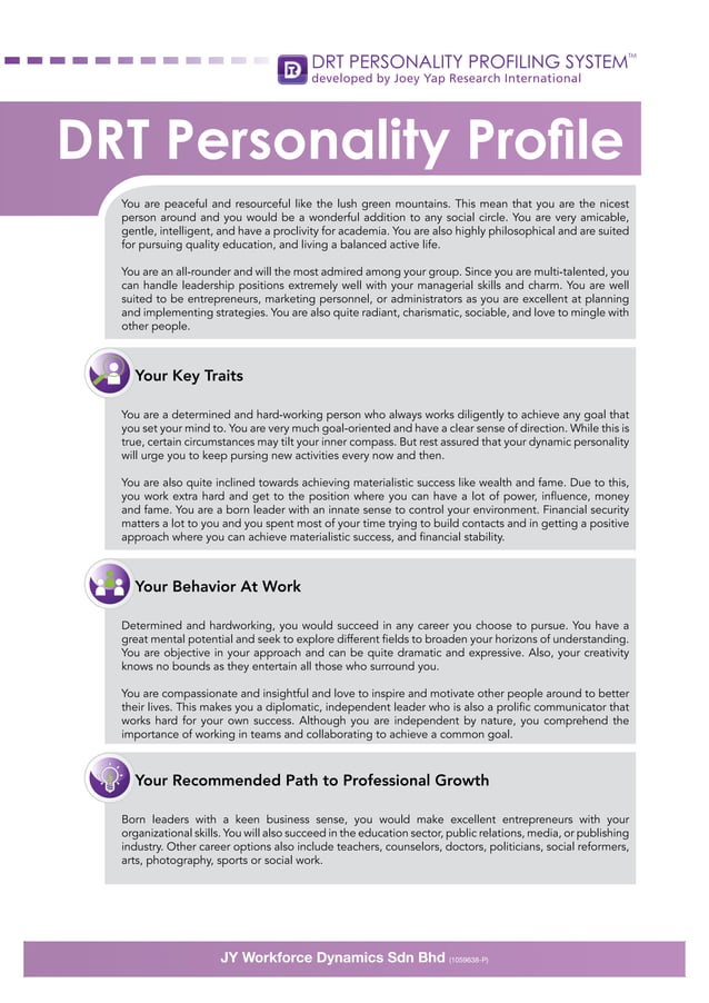 LYM-DRT Profile | PDF