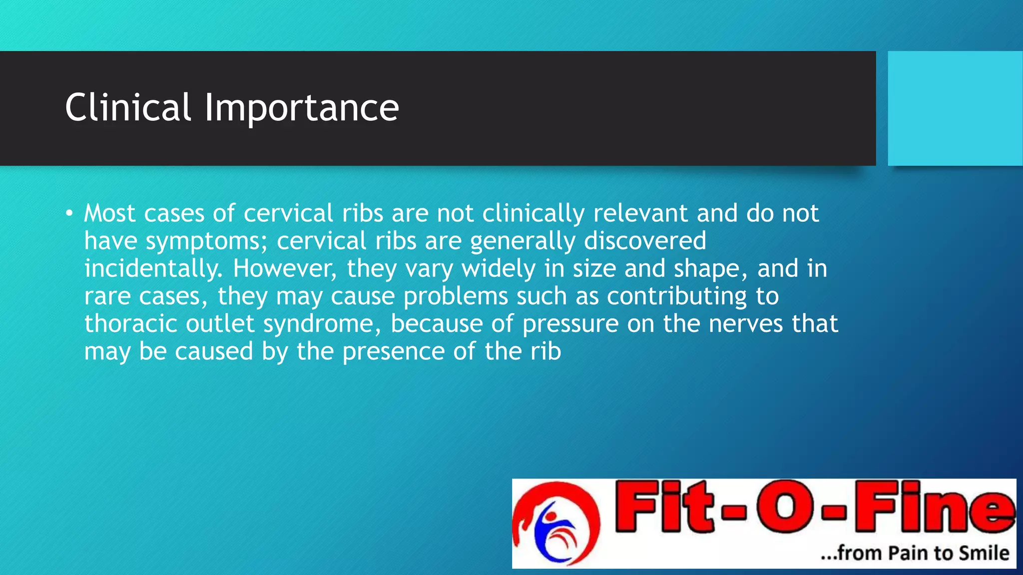 Cervical Rib | PPTX